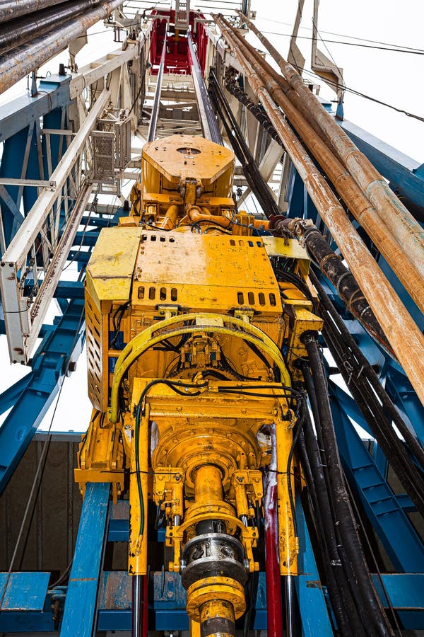 View Inside the Onshore Drilling Platform Stock Photo - Image of ...