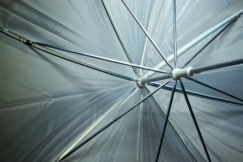 View Inside Photography Umbrella Stock Image - Image of white, tool ...