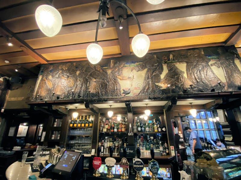 A View of the Inside of a Pub Editorial Photography - Image of ...