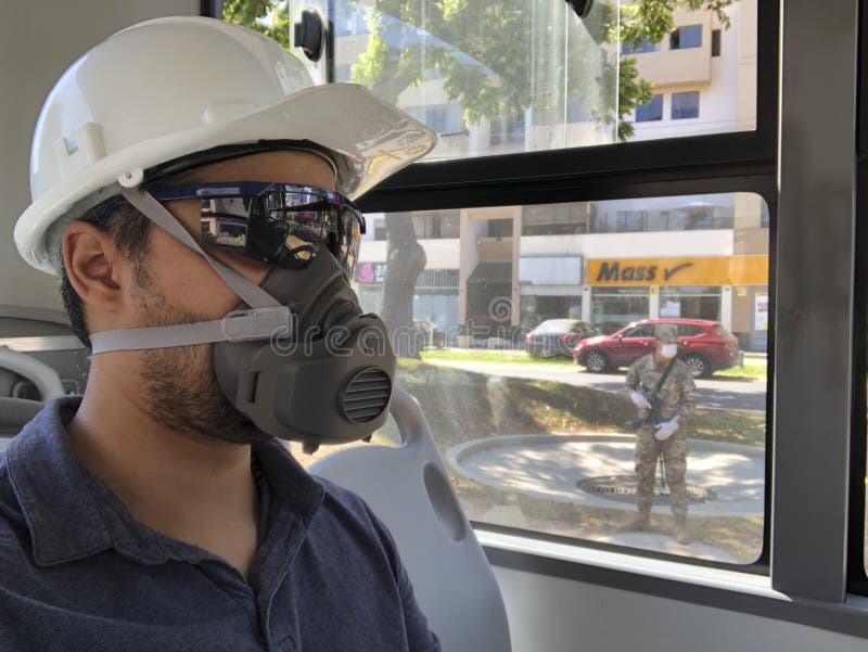 View Inside a Public Transport in the City of Lima, Peru Editorial ...