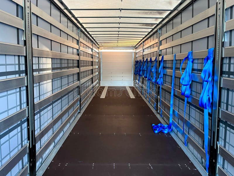 Inside Truck Semi Trailer Side Stock Photos - Free & Royalty-Free Stock ...