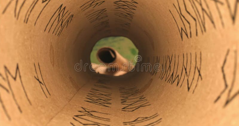 View from Inside Vintage Scrolls Stacked. Vintage Scroll Library. Stock ...
