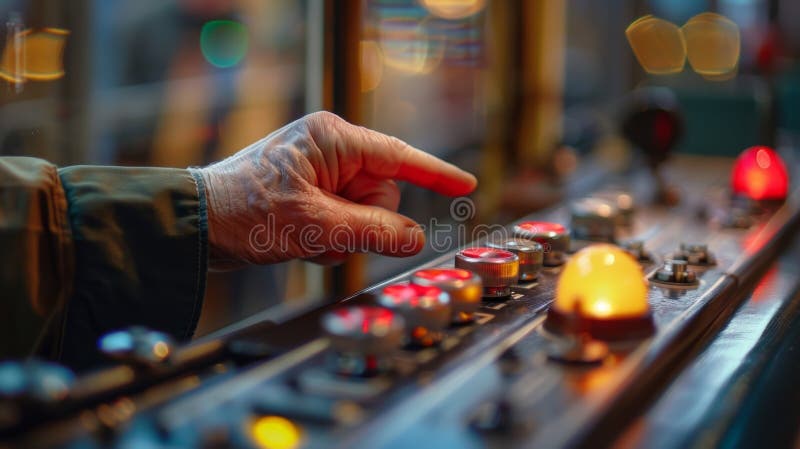 A View of the Interactive Train Signal Game Where Visitors Can Try ...