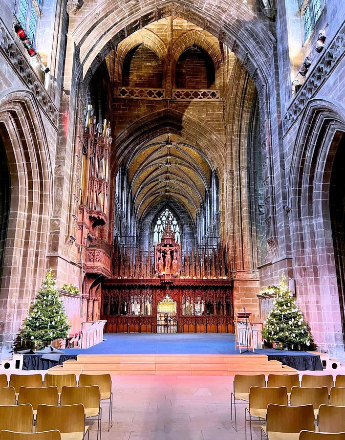A View of the Interior of Chester Cathedral Editorial Photo - Image of ...