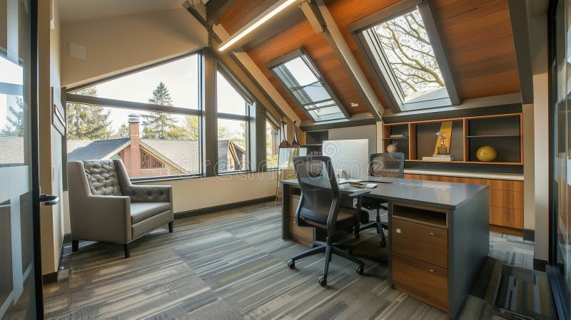 A View of the Interior of a Modern Professional Office Reception Area ...