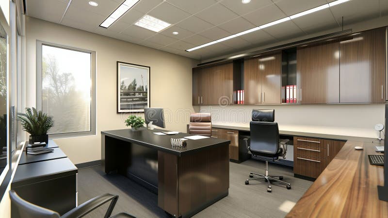 A View of the Interior of a Modern Professional Office Reception Area ...