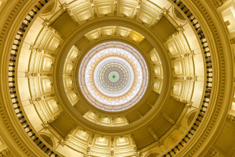 View of the Interior of the Texas State Capitol Located in Downtown ...