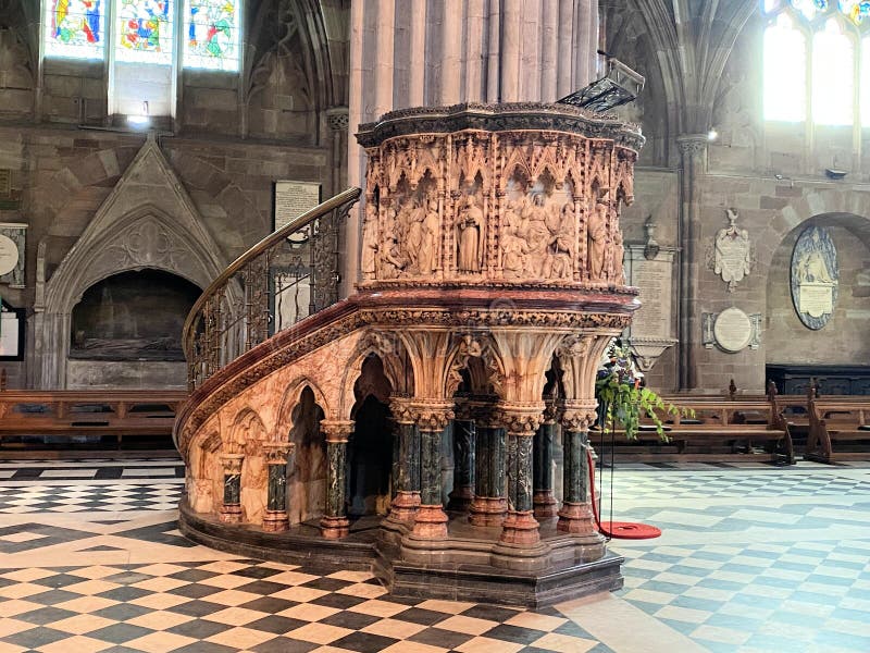 A View of the Interior of Worcester Cathedral Editorial Stock Image ...