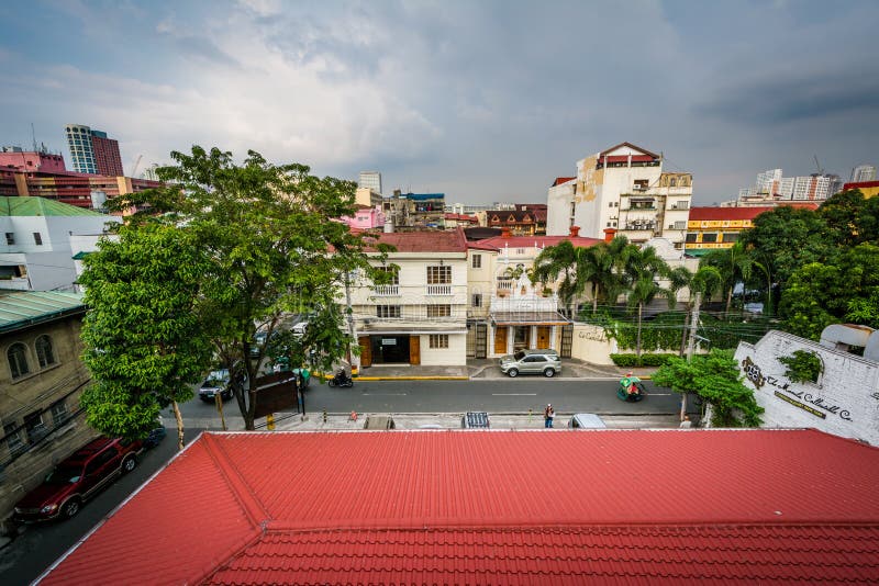 View of Intramuros in Manila, the Philippines. Stock Image - Image of ...