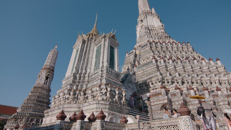 View of the Intricate Architecture and Ornate Decorations of Wat Arun ... View of the Intricate Architecture and Ornate Decorations of Wat Arun ...