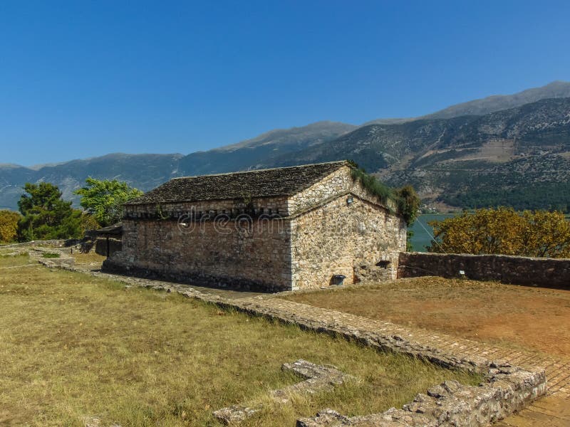 View of Ioannina Castle stock photo. Image of europe - 149656842