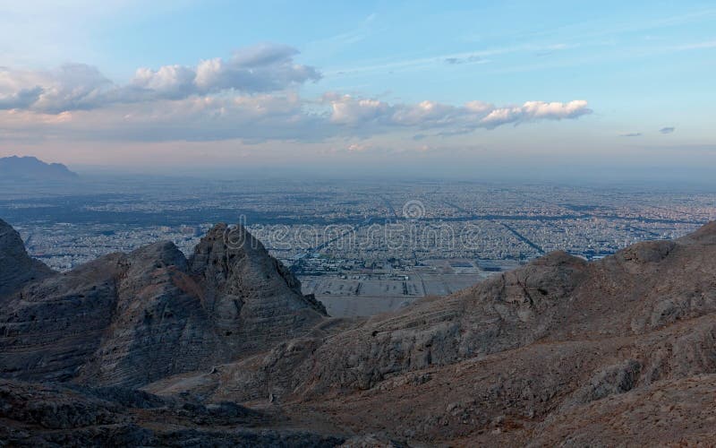 The View of Iran on Mount Soffeh Mountain in the Evening - Iranrishte ...