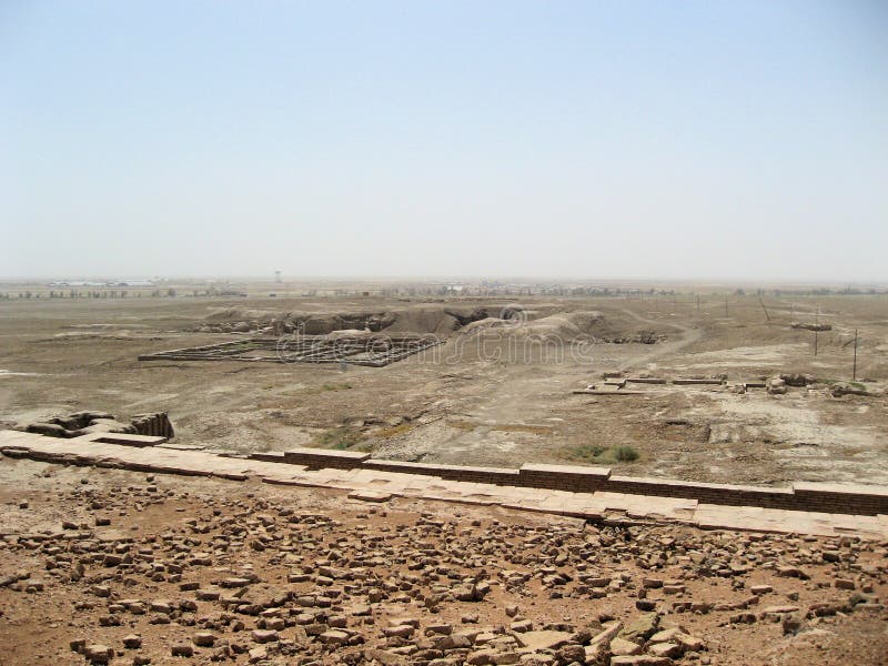 A view of the Iraq Desert stock image. Image of soil - 353073627