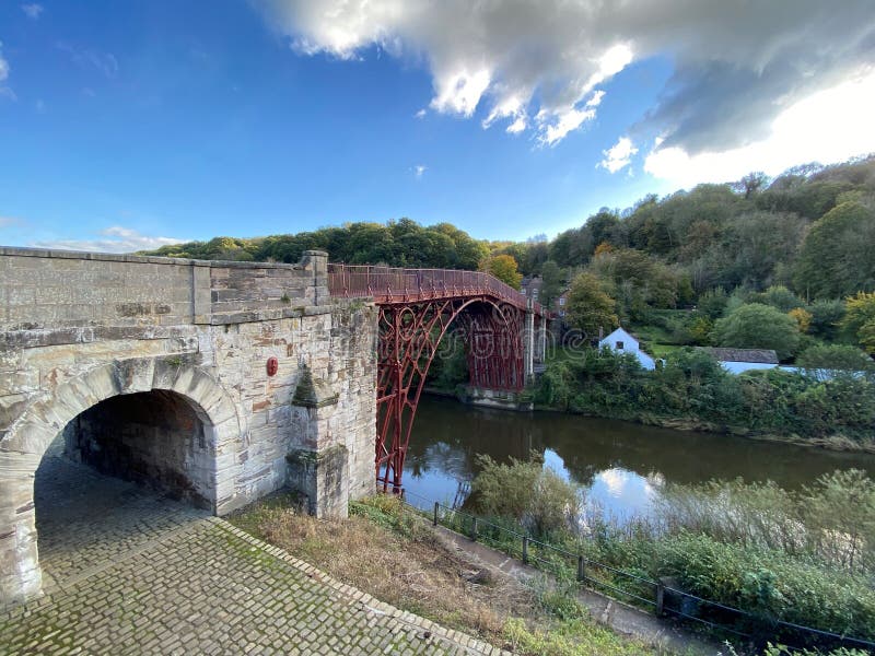 A view of Ironbridge stock image. Image of autumn, outdoor - 199055513