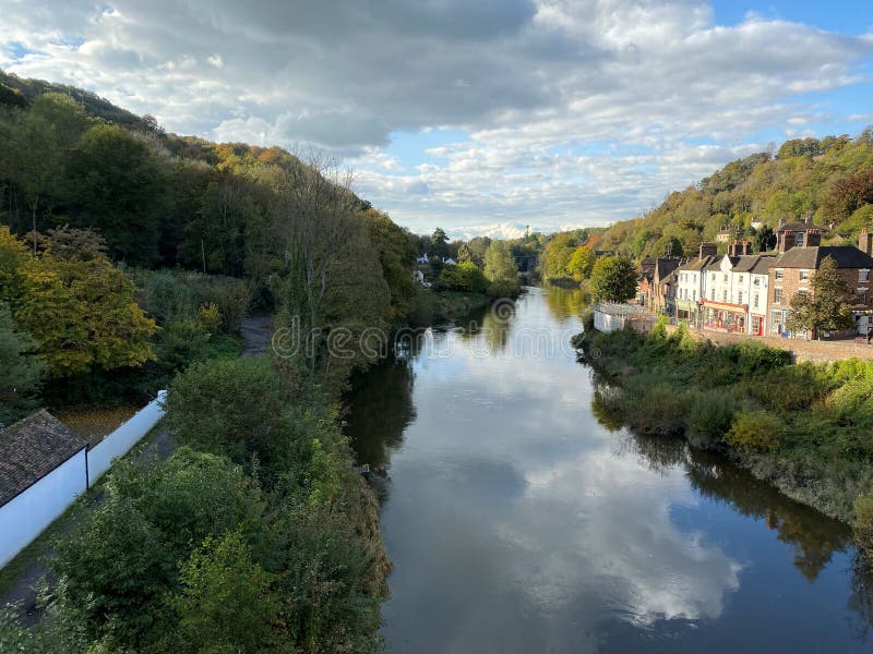 A view of Ironbridge stock photo. Image of natural, iron - 199055478