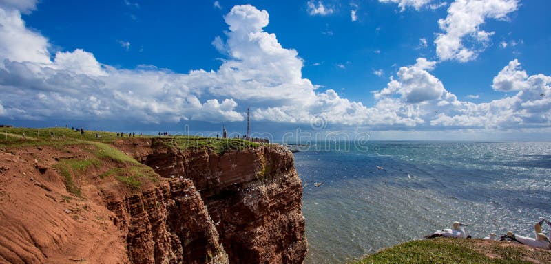 Heligoland Island in the North Sea Stock Photo - Image of bunter, dune ...