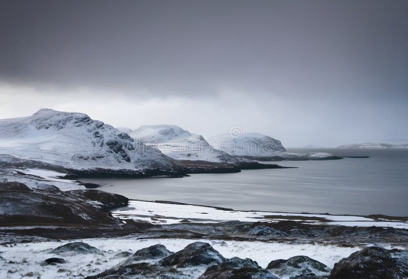 A View of the Island of Lewis and Harris Stock Illustration ...
