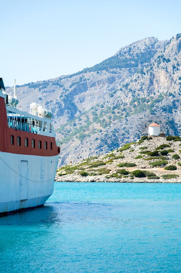 View of the Island from the Pier Stock Photo - Image of island ...