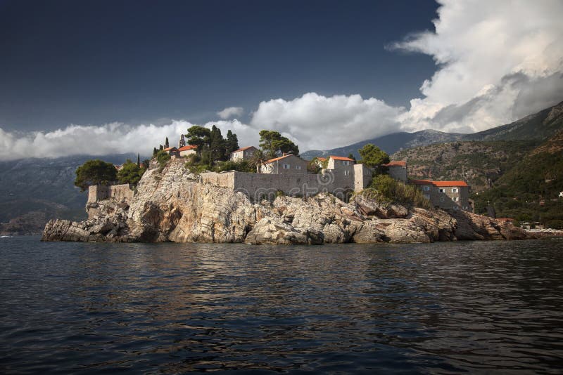 View of Island St. Stephan from Sea Stock Image - Image of view ...