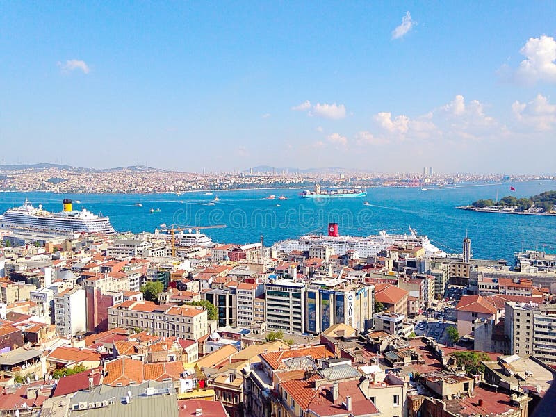 View of Istanbul editorial photography. Image of istanbul - 44773777