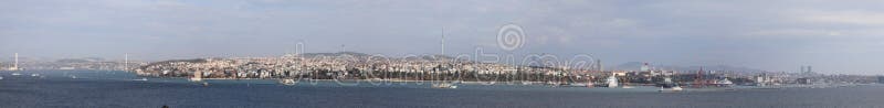 Panoramic View of Istanbul Asia Side from Topkapi Palace in Istanbul ...