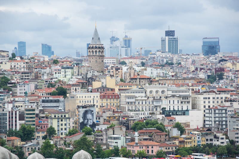 View of Istanbul editorial image. Image of istanbul, europe - 72832030