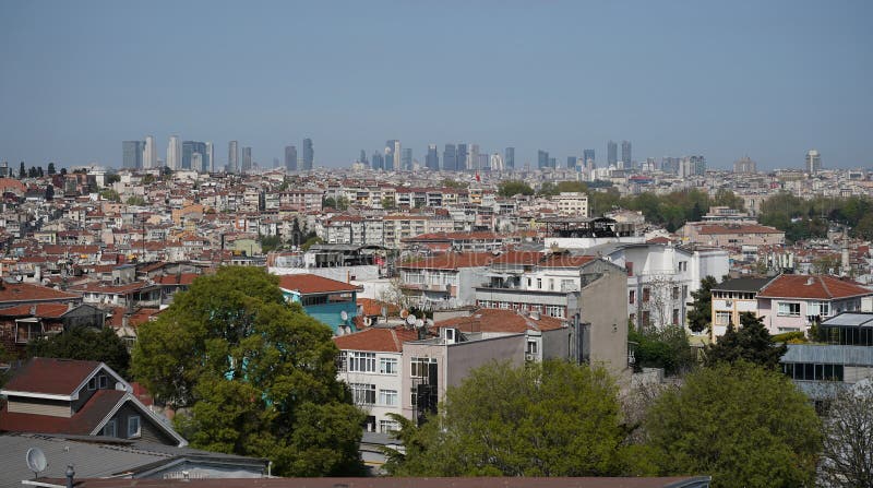 View of Istanbul in Turkiye Stock Photo - Image of istanbul, tourism ...