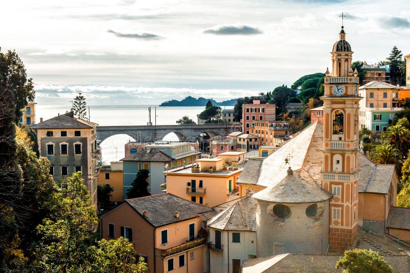 View of Italian town stock photo. Image of europe, hotels - 29248838