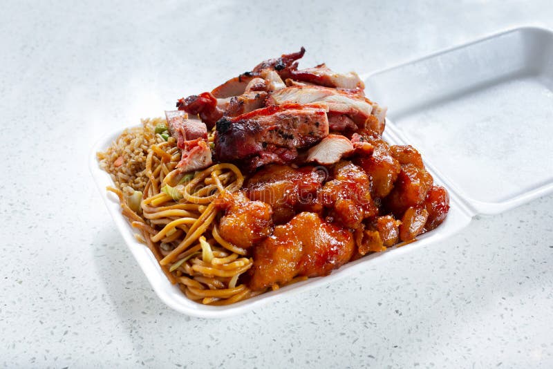Chinese Fast Food 2-item Combo Stock Photo - Image of fast, fried ...