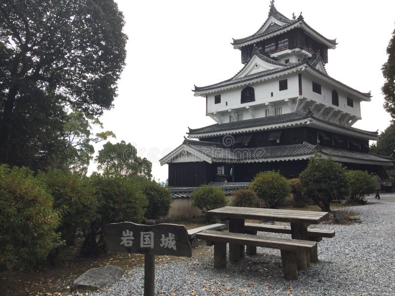 View of Iwakuni Castle, Iwakuni, Yamaguchi, Japan Stock Photo - Image ...