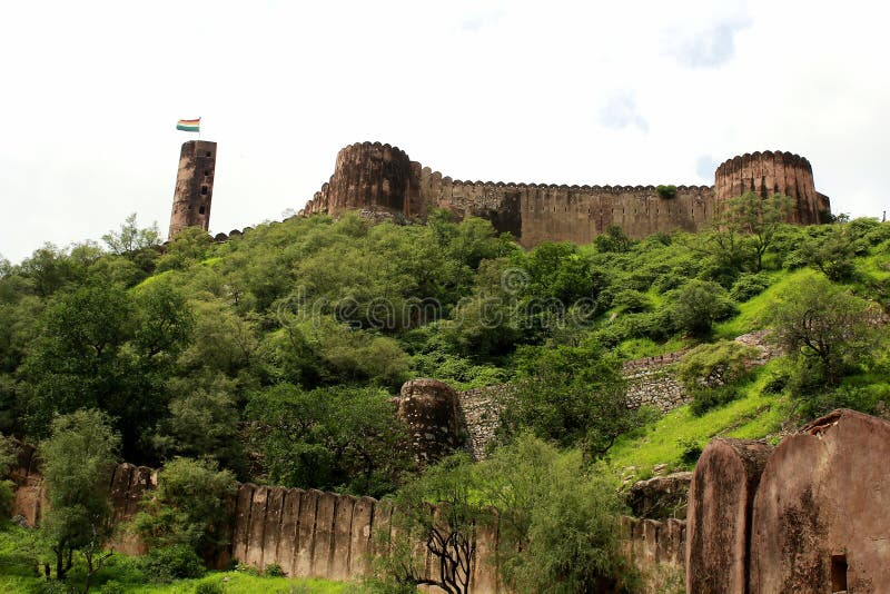 View of the Jaigarh Fort. Jaipur, India Stock Photo - Image of travel ...