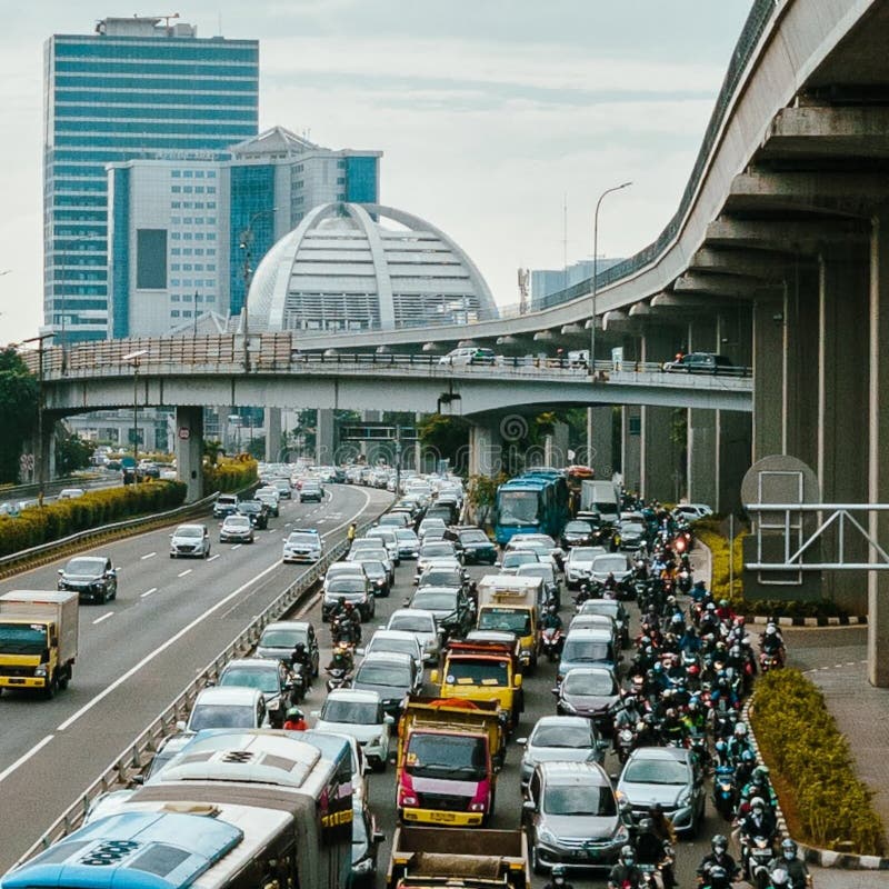View of Jakarta City, from High Rise Building Editorial Photo - Image ...