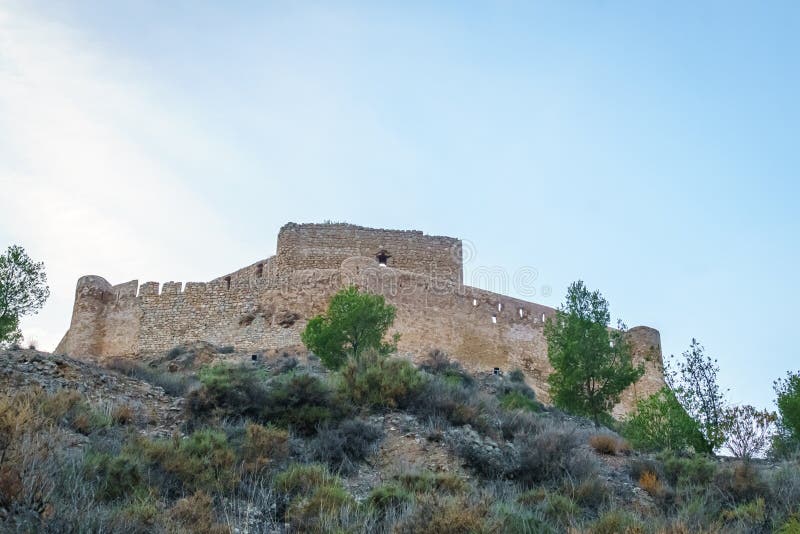 View of Jalance Castle. Valencia Stock Photo - Image of travel, tall ...