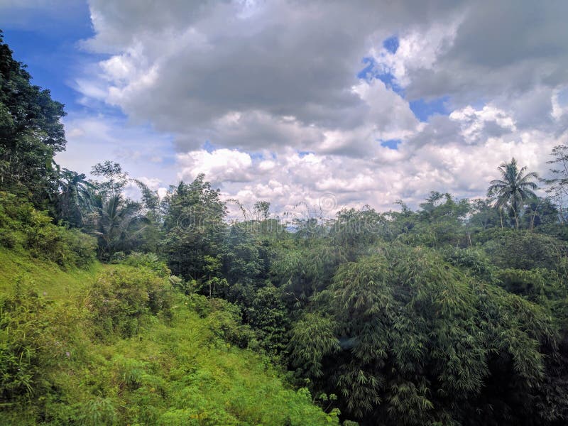 View of a Java Countryside, Indonesia Stock Image - Image of perfection ...