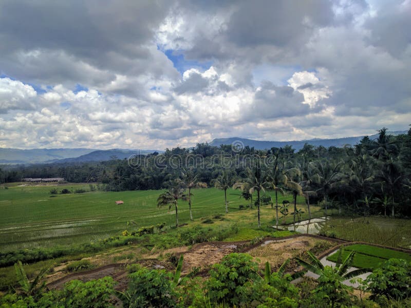 View of a Java Countryside, Indonesia Stock Image - Image of travel ...