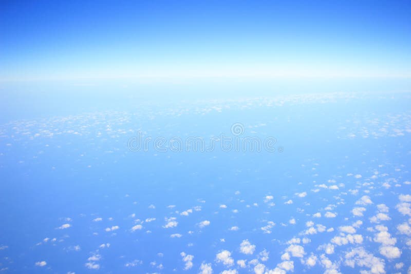 View of Jet Plane Wing with Cloud Patterns Stock Image - Image of ...