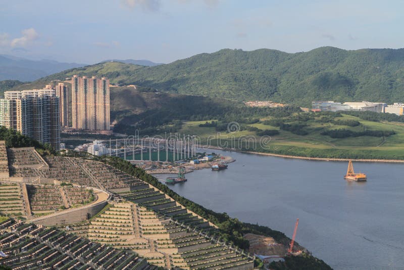 A the View of Junk Bay, Hong Kong 2010 Stock Photo - Image of asian ...