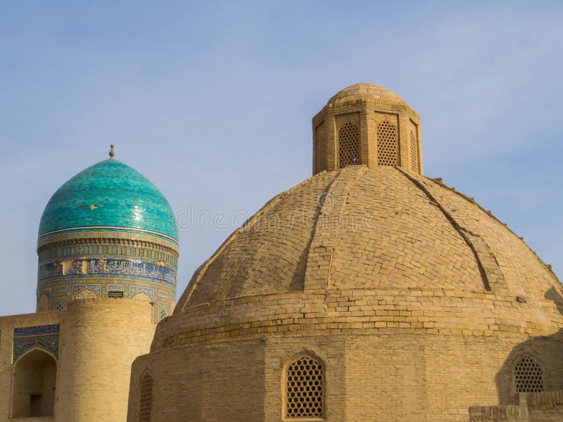 Kalon Mosque, Bukhara, Uzbekistan Stock Photo - Image of green, kalan ...