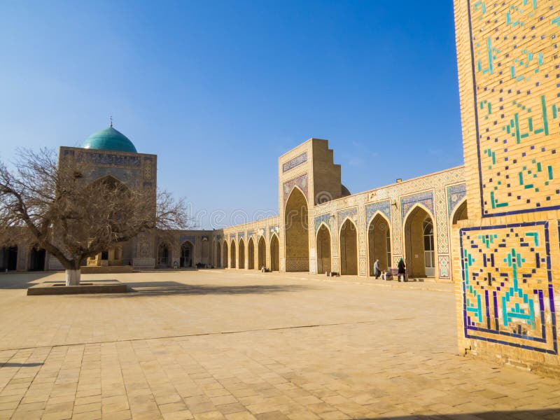 Kalon Mosque, Bukhara, Uzbekistan Stock Photo - Image of fortress ...