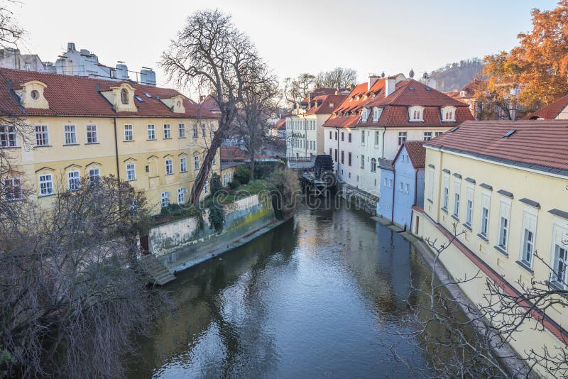 View of Kampa Island in Prague Stock Image - Image of urban, city: 29042329