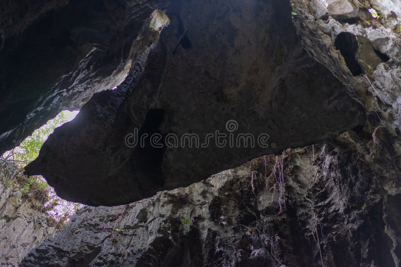 The view of Kampot caves stock photo. Image of buildinge - 309637010