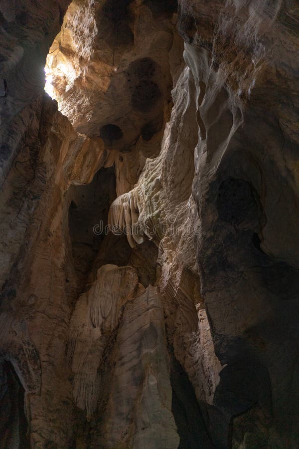 The view of Kampot caves stock image. Image of trees - 309889975