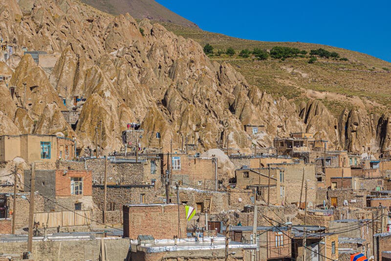 View of Kandovan Village, Ir Stock Photo - Image of iran, persia: 266997460