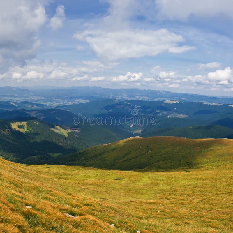 View of Karpaty mountain stock photo. Image of nature - 10778210