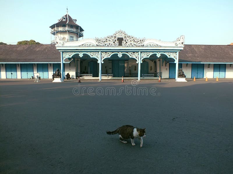 View of Kasunanan Surakarta Palace at Central Java Indonesia Editorial ...