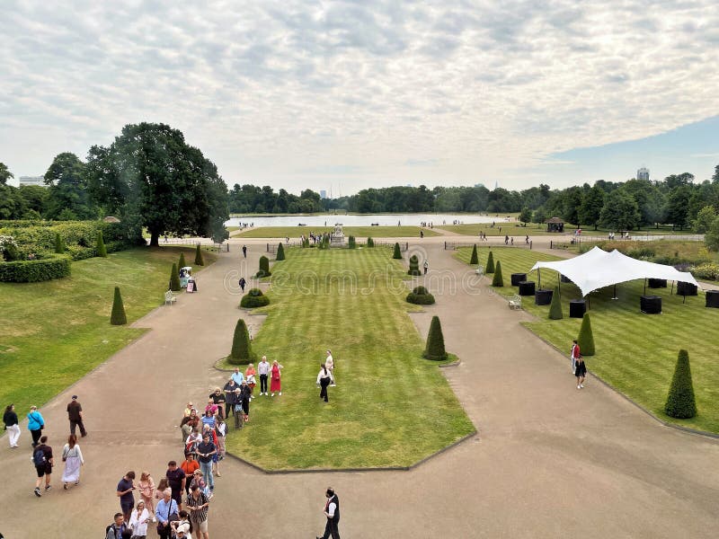 A view of Kensington Park editorial stock photo. Image of england ...