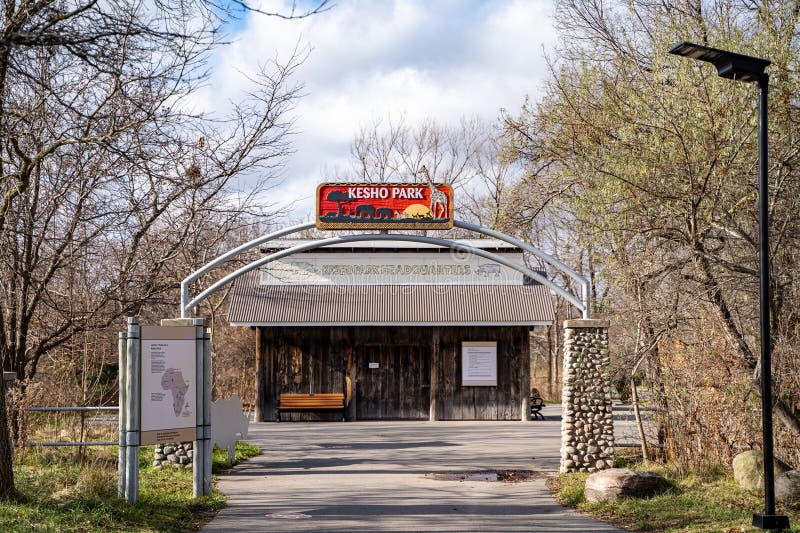 View of the Kesho Park at the Toronto Zoo. Editorial Photo - Image of ...