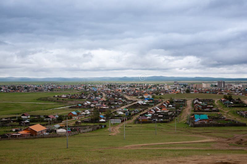 View of Kharkhorin Town, Mongolia Stock Image - Image of asia, scenery ...