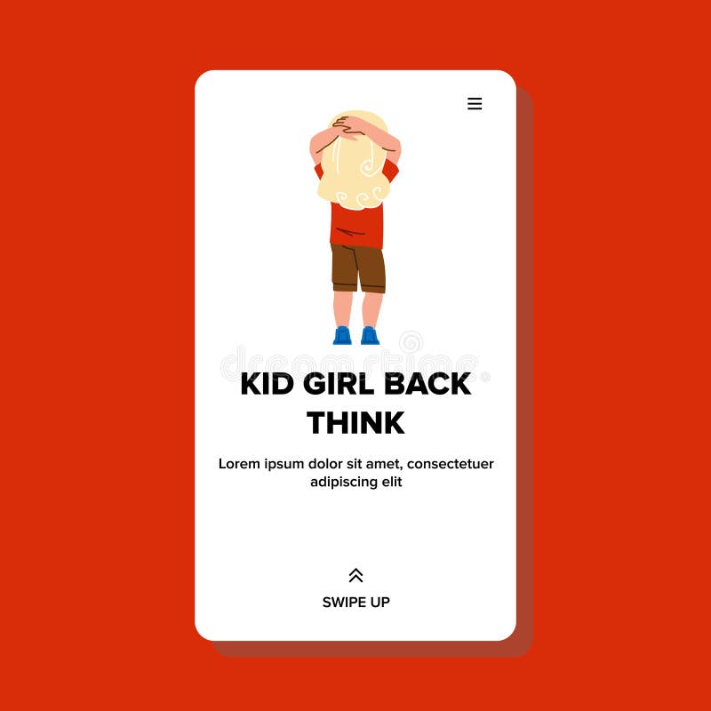 View think back man vector stock vector. Illustration of cartoon ...