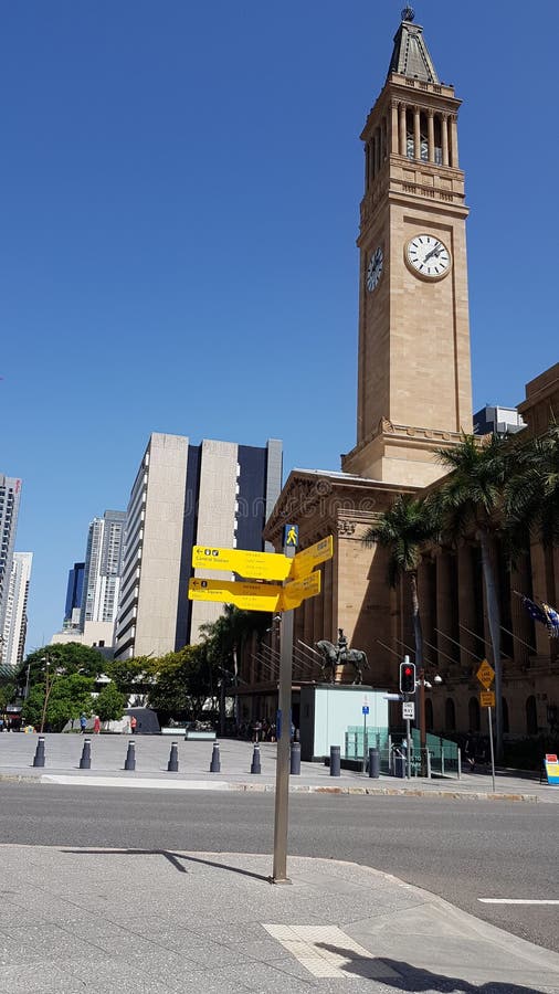 A View of King George Square in Brisbane City Editorial Stock Image ...